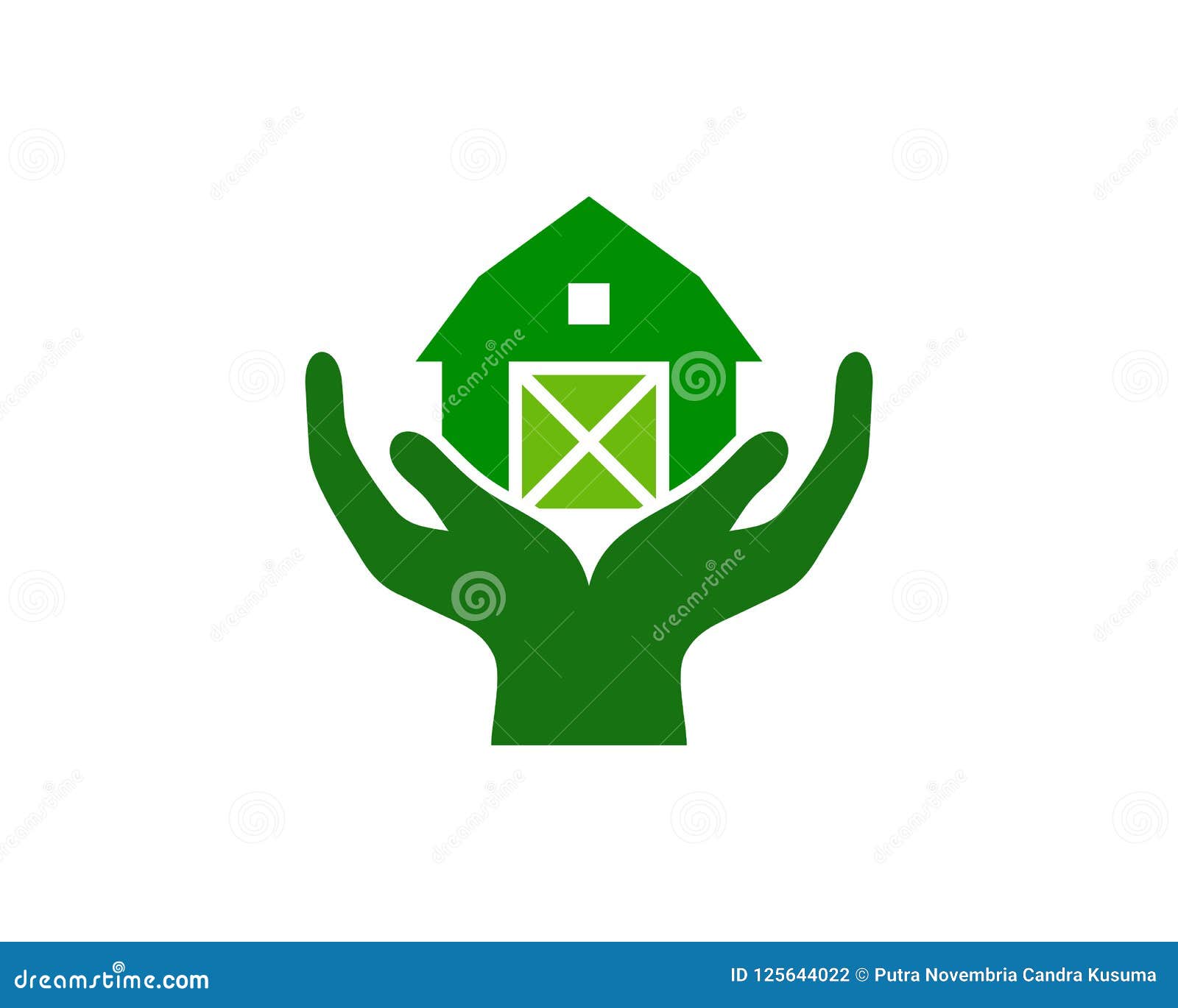 Help Farm Logo Icon Design stock vector. Illustration of hand - 125644022