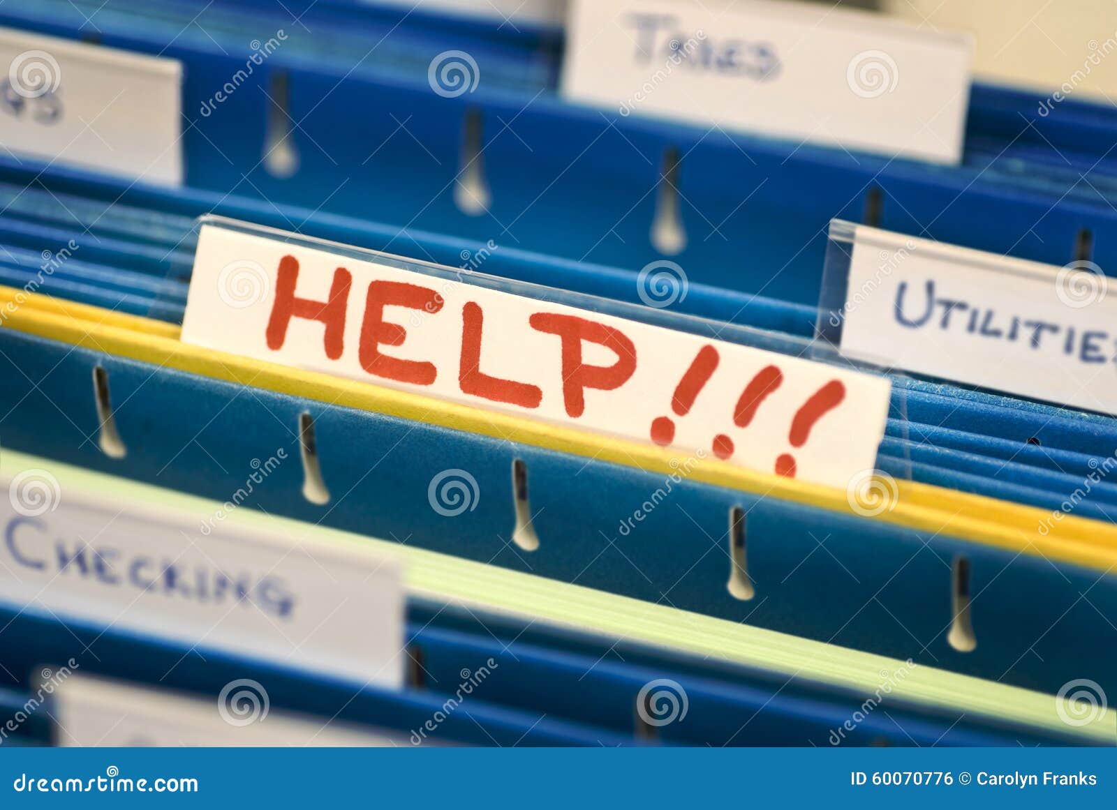 Help File stock photo. Image of folder, horizontal, hanging - 60070776