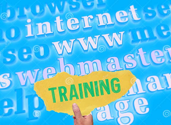 Training, question mark stock photo. Image of network - 125881000