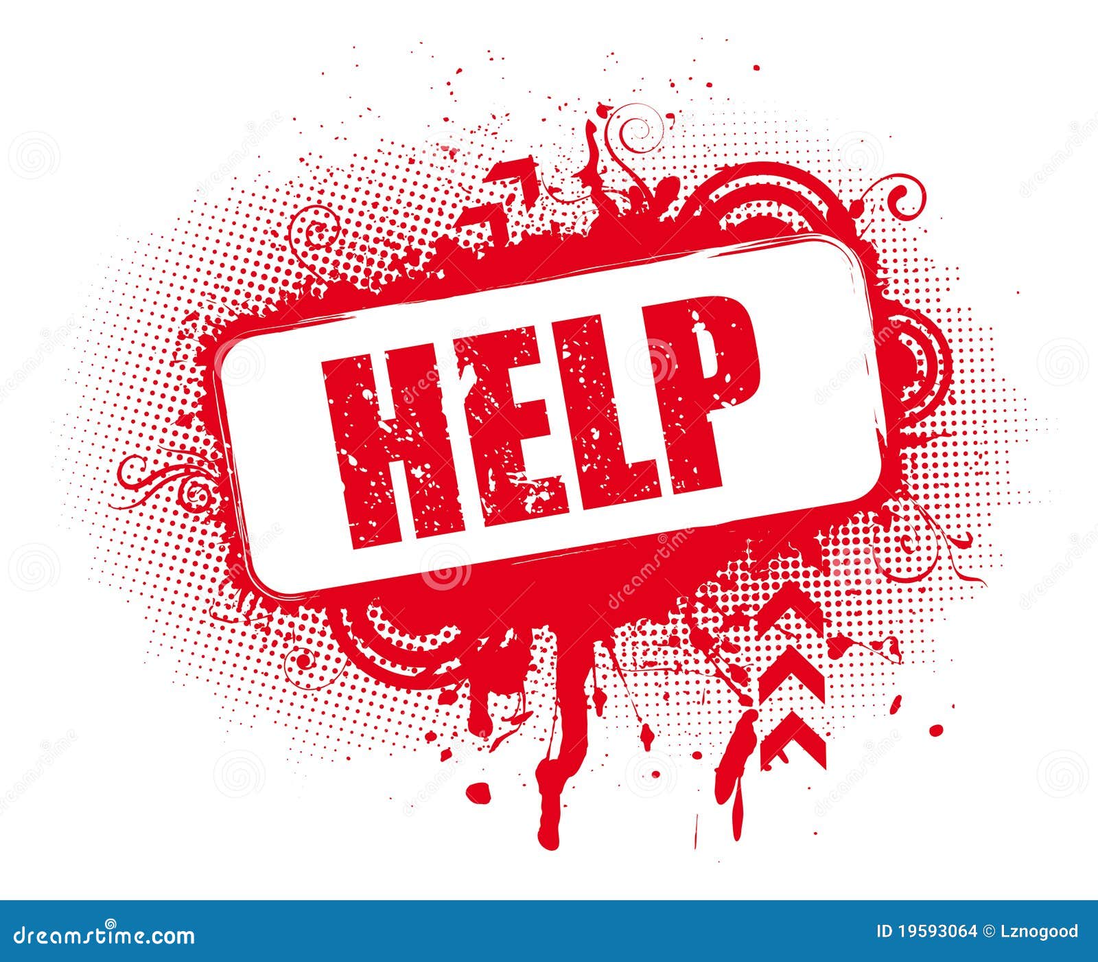 Help grunge stock illustration. Illustration of peace - 19593064