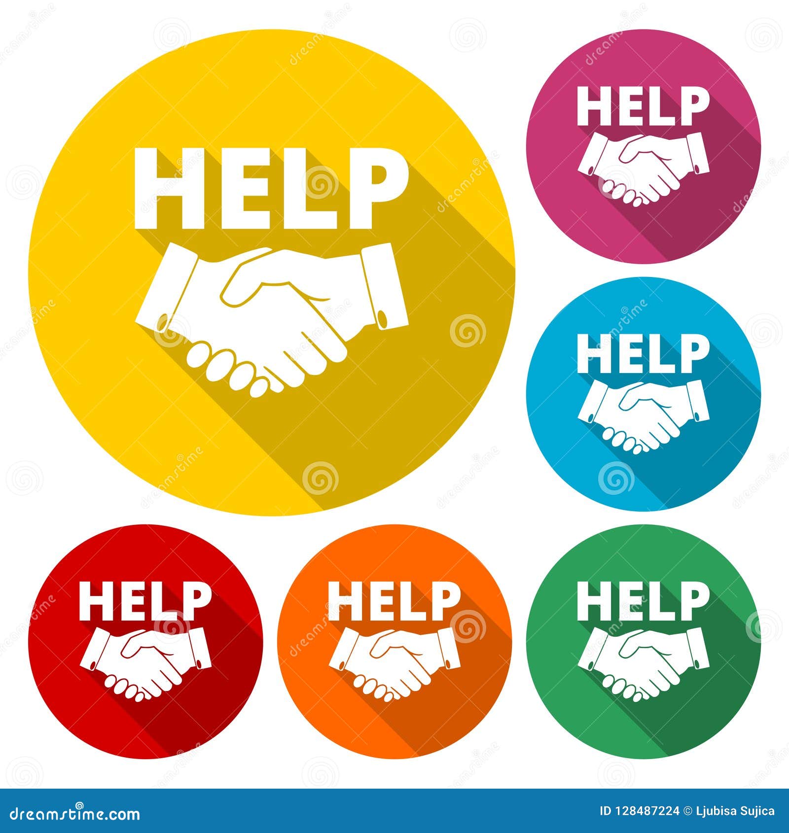 Help Hand Icon.Help Hand Icon Vector Stock Vector - Illustration of ...
