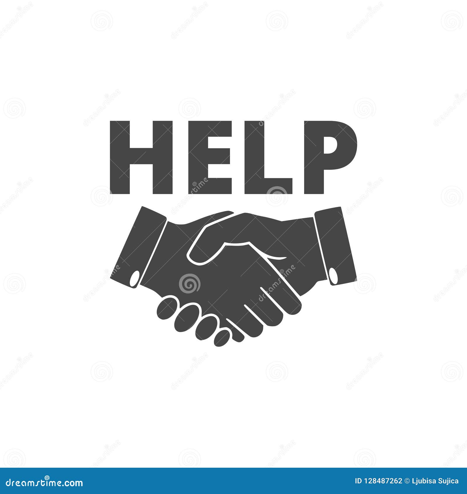Help Hand Icon.Help Hand Icon Vector Stock Vector - Illustration of ...