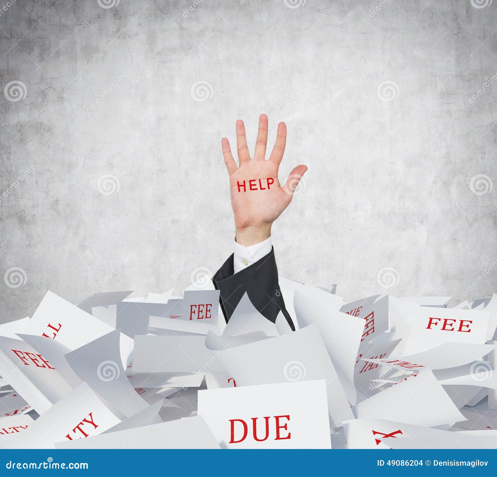 Help stock photo. Image of hand, paperwork, desk, clerical - 49086204