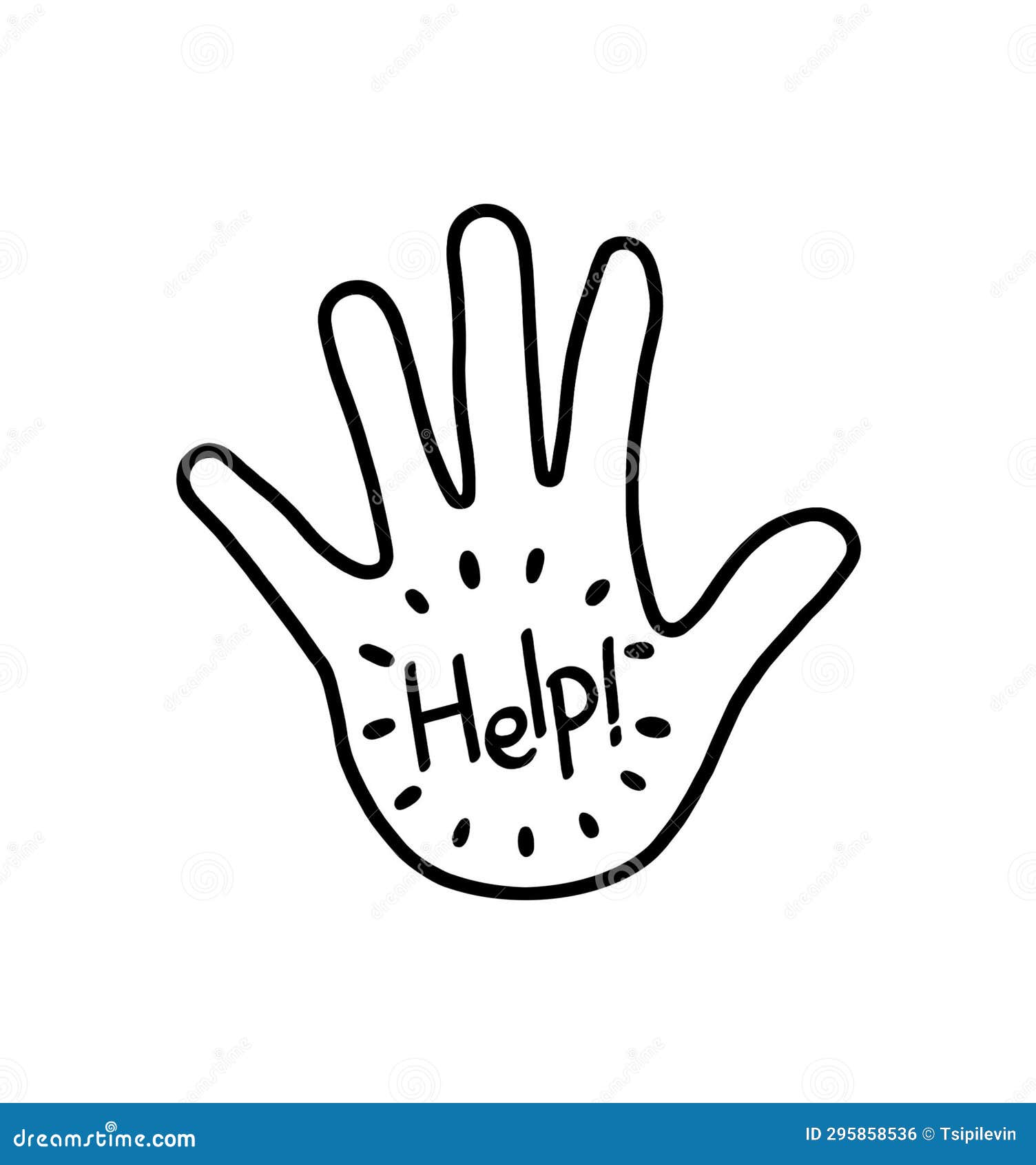 Help Lettering White Word On Black Speech Bubble On White Font Vector ...