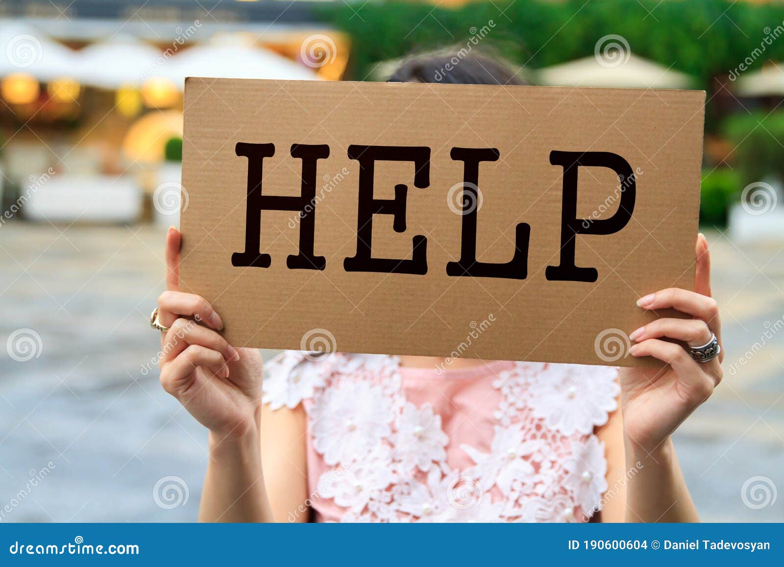 Help stock photo. Image of advertise, board, donation - 190600604