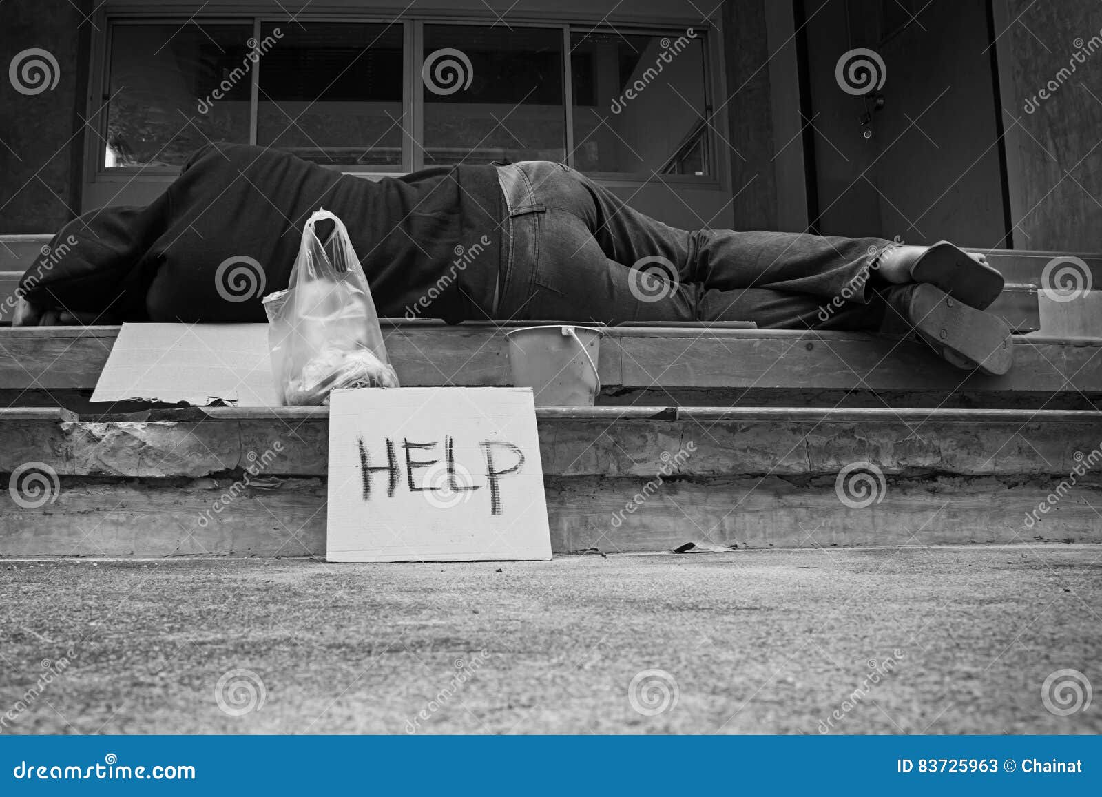 Help stock image. Image of person, beggar, depression - 83725963