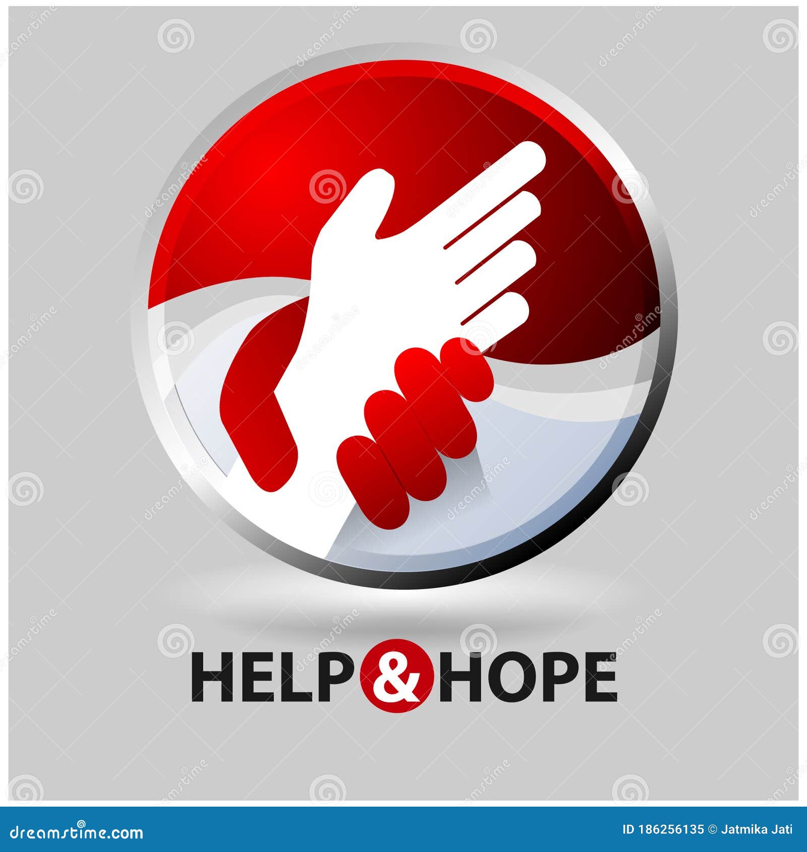 Help and hope stock vector. Illustration of finger, indonesia - 186256135
