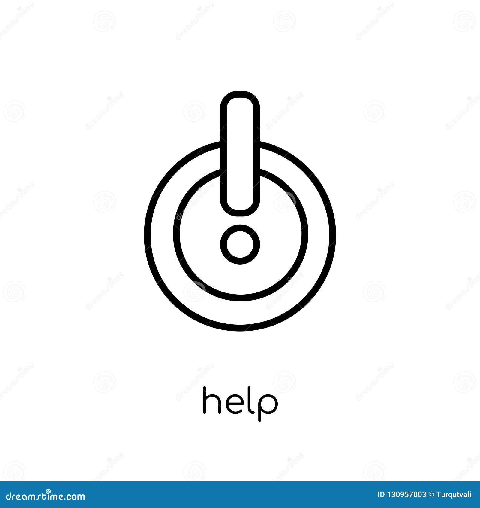 Help icon from collection. stock vector. Illustration of chat - 130957003