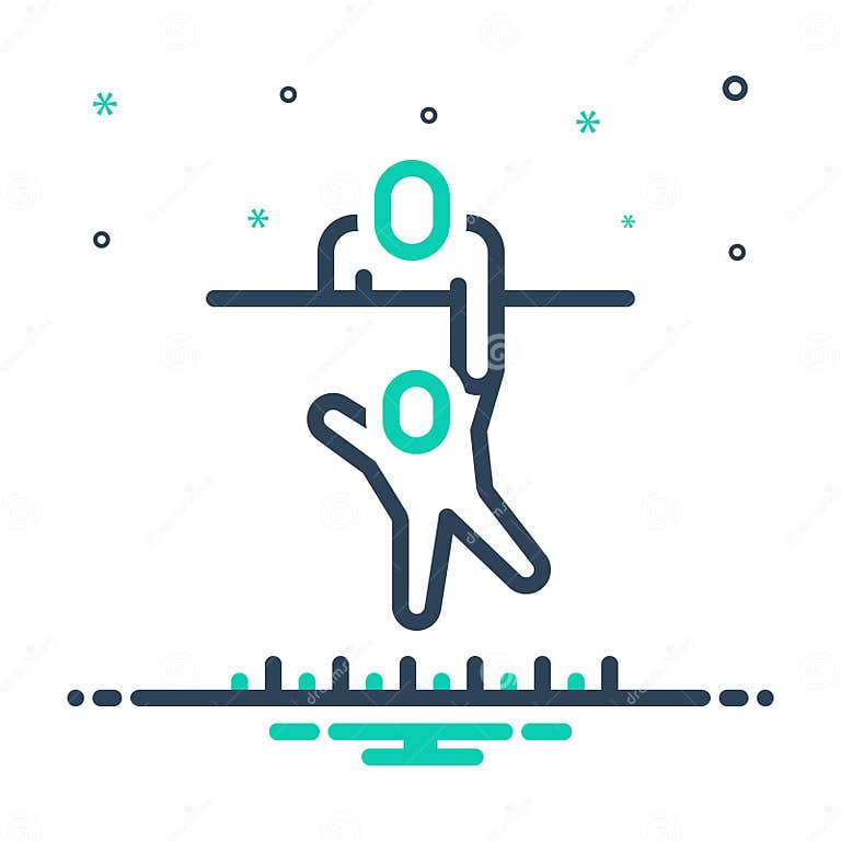 Mix Icon for Help, Helping and People Stock Vector - Illustration of ...