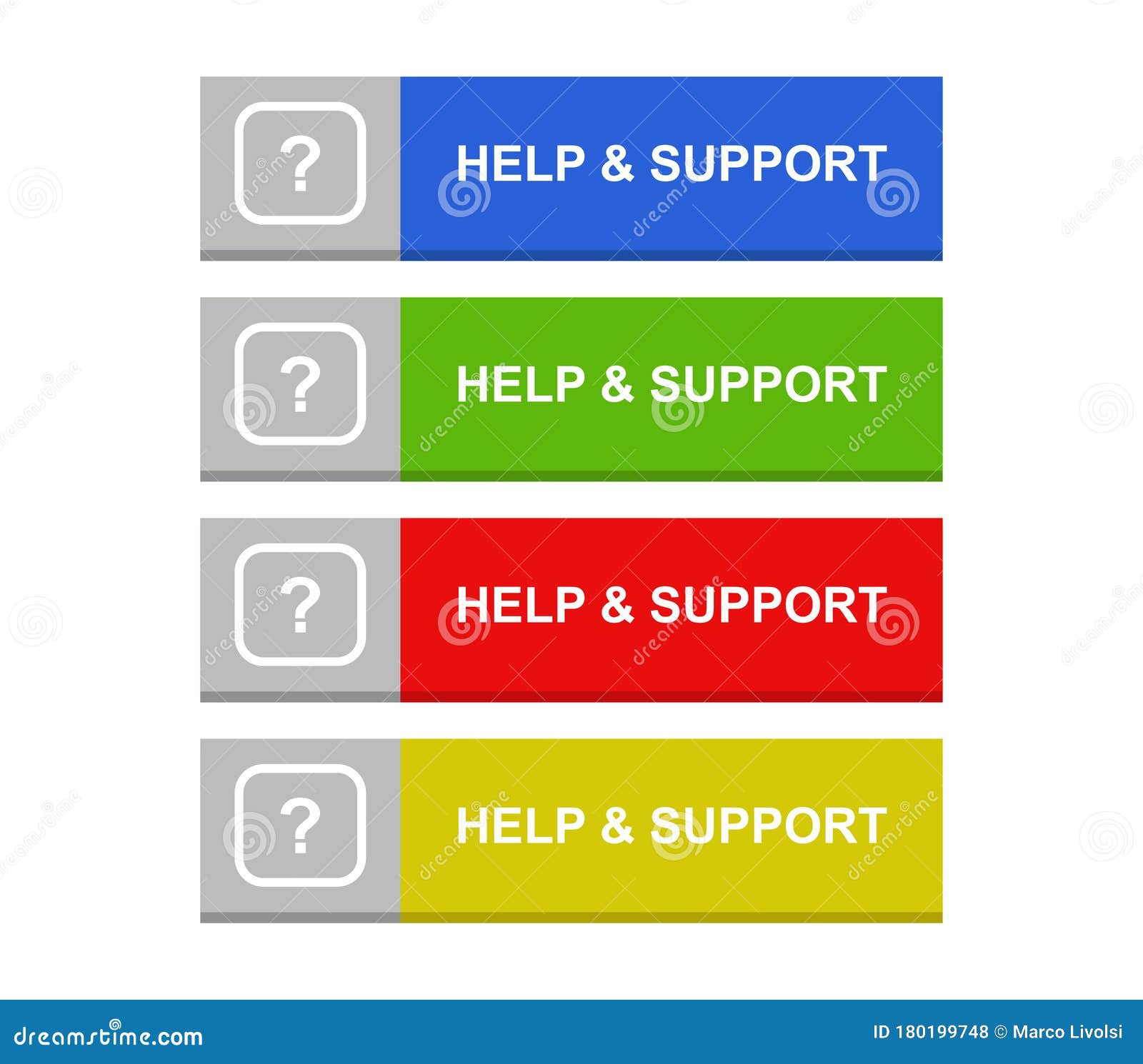 Help Icon Illustrated in Vector on White Background Stock Illustration ...