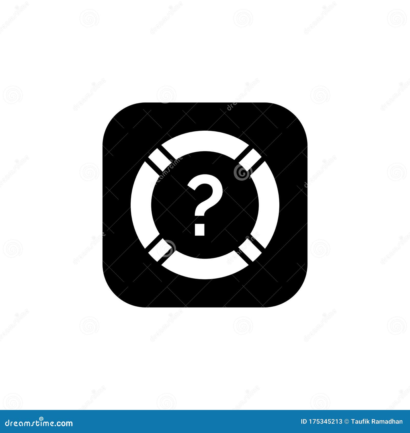 Help Icon. Online Learning Icon. Perfect for Application, Web, Logo and ...