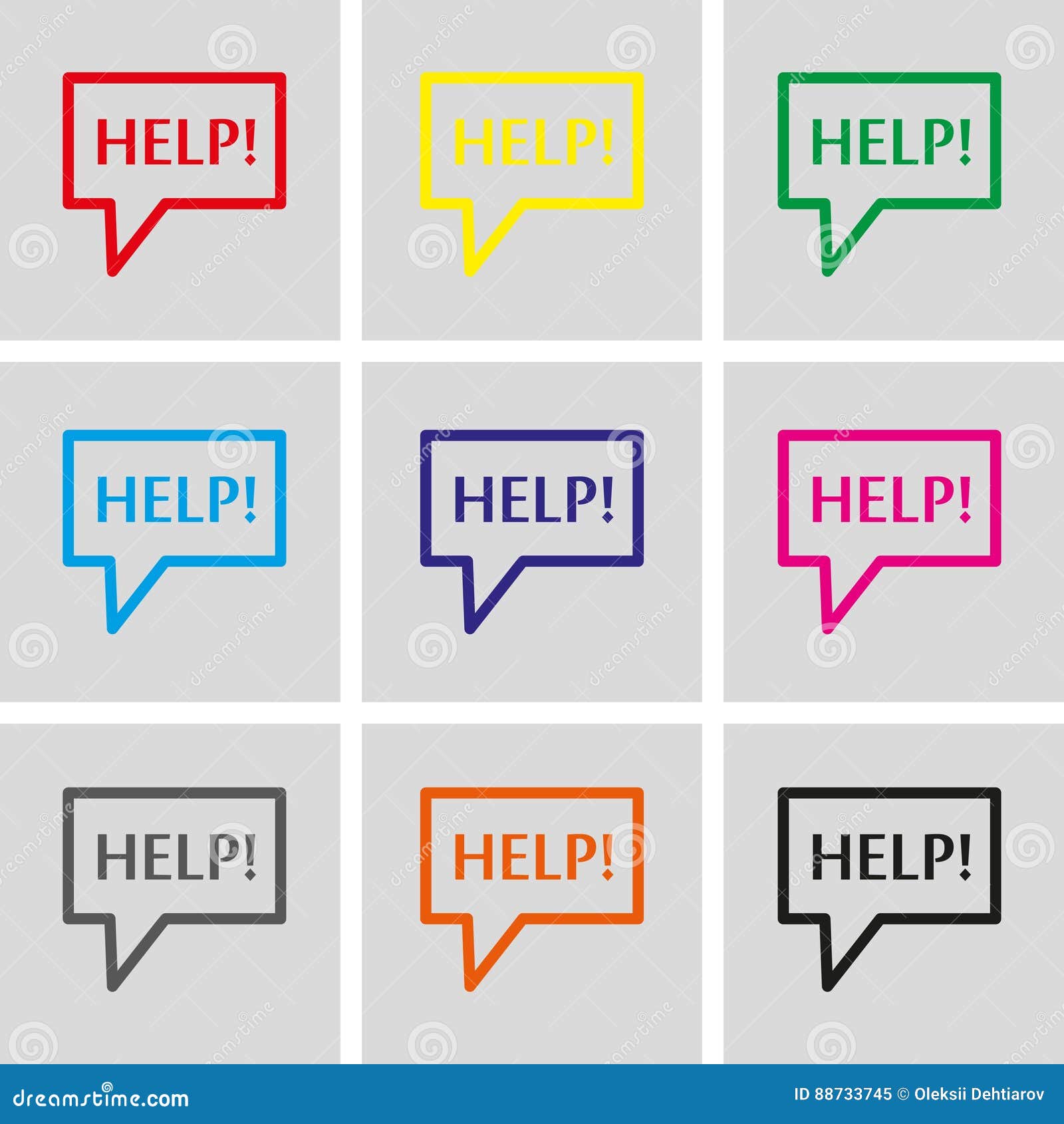 Help Icon Stock Vector Illustration Flat Design Stock Vector ...