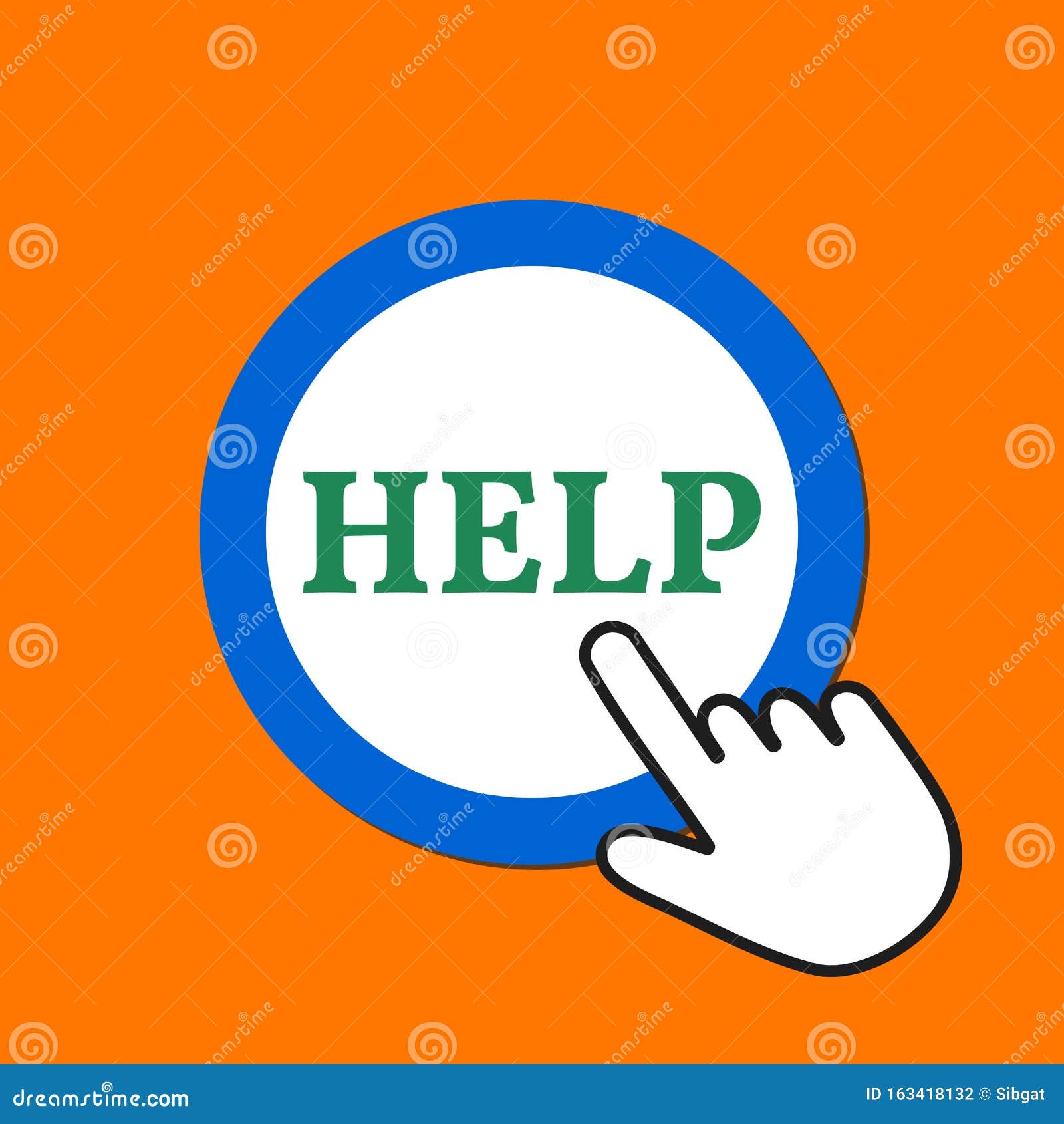 Help icon. Support concept stock vector. Illustration of sign - 163418132