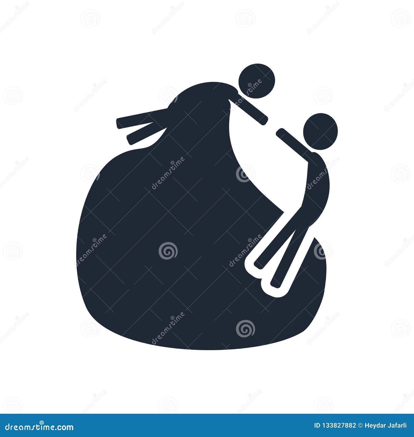 Help Icon Vector Sign and Symbol Isolated on White Background, H Stock ...