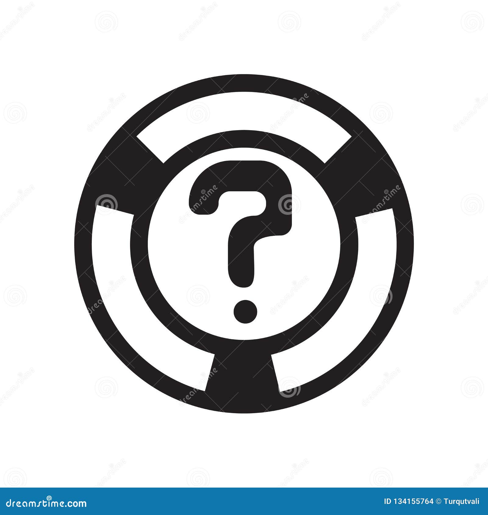 Help Icon Vector Sign and Symbol Isolated on White Background, Help ...