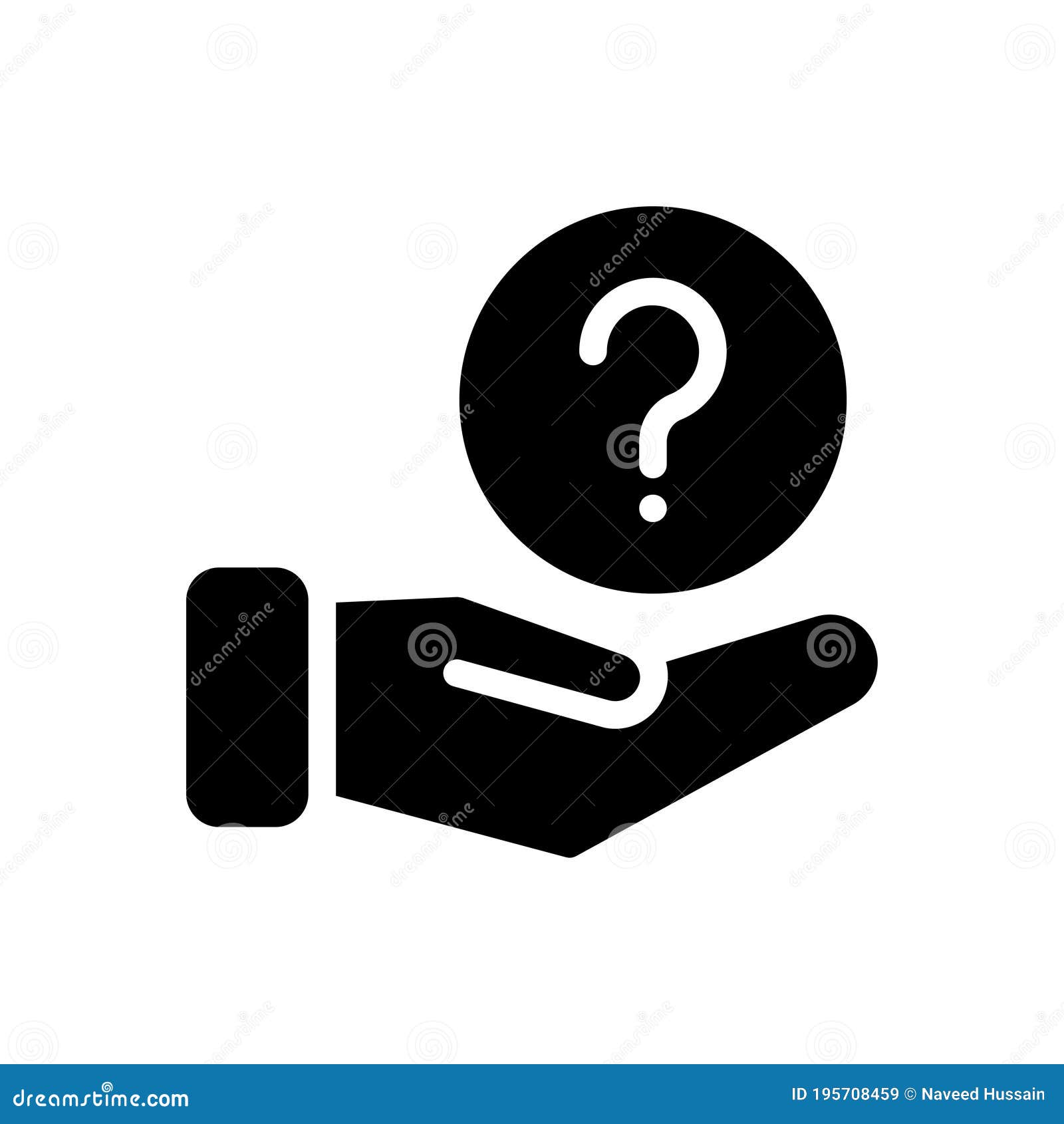 Help Vector Glyph Flat Icon Stock Vector - Illustration of design ...