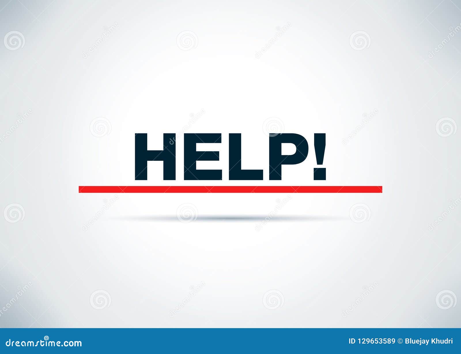 Help! Abstract Flat Background Design Illustration Stock Illustration ...