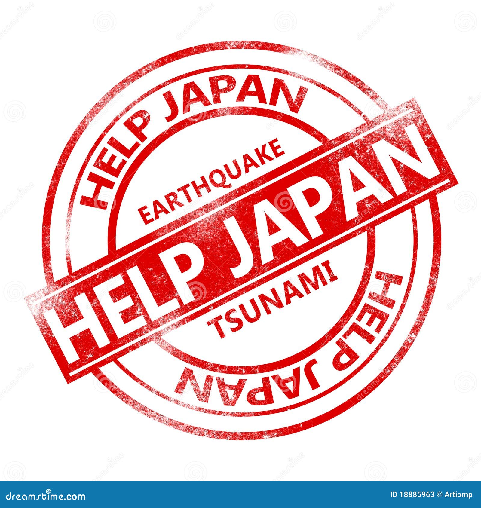 Help Japan grunge stamp stock illustration. Illustration of relief ...