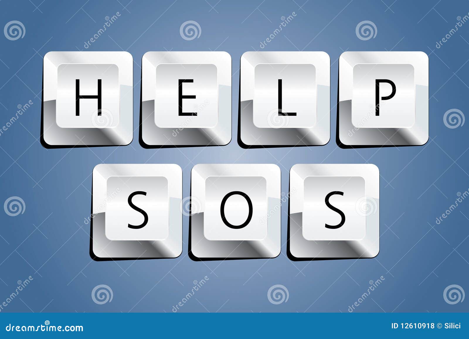 Help Key stock vector. Illustration of word, input, clipart - 12610918