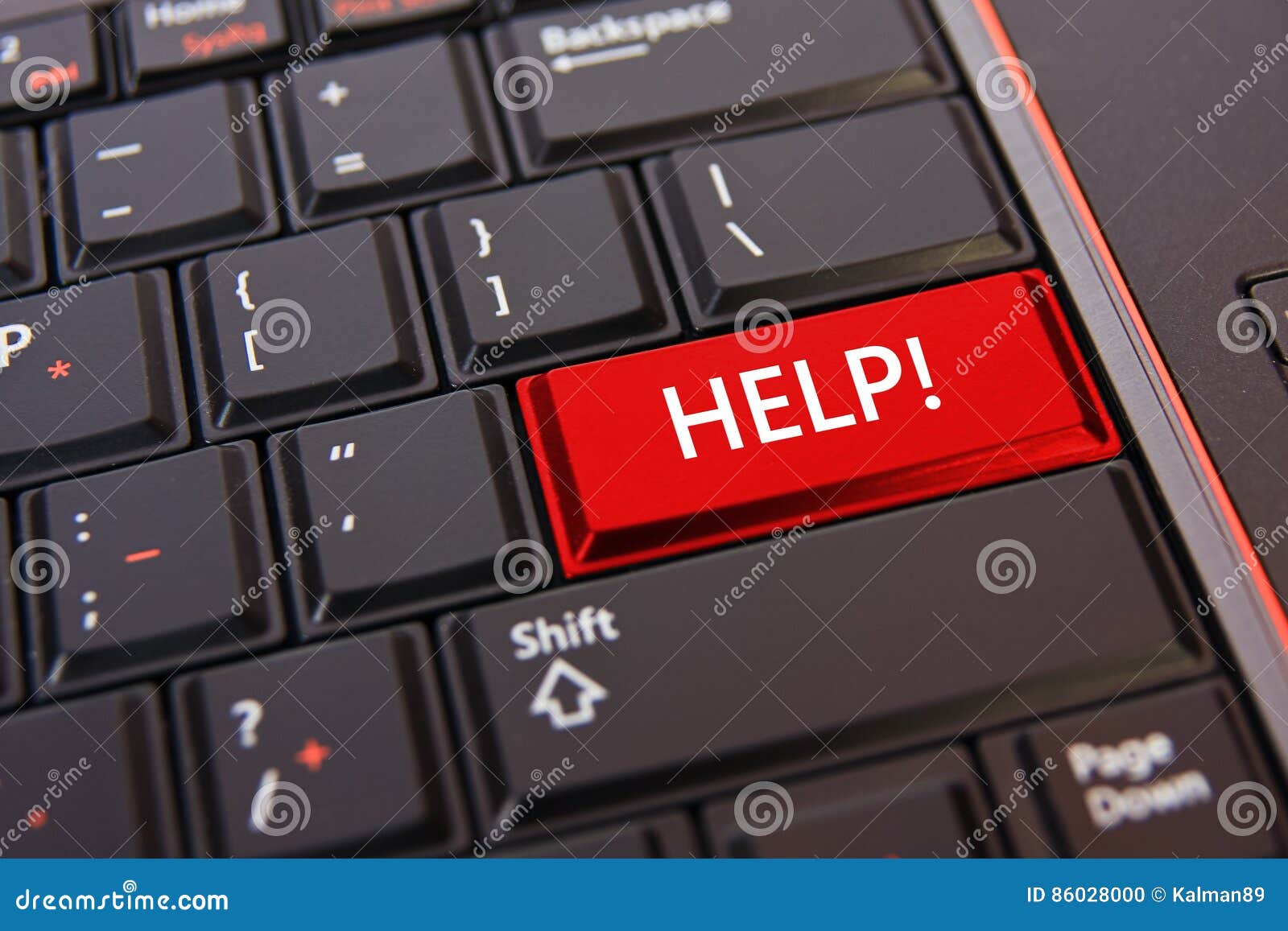 Help key on keyboard stock photo. Image of message, sign - 86028000