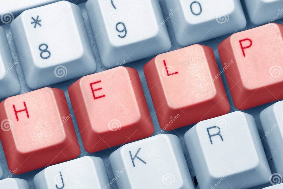Help keys stock photo. Image of keyboard, online, button - 1619270