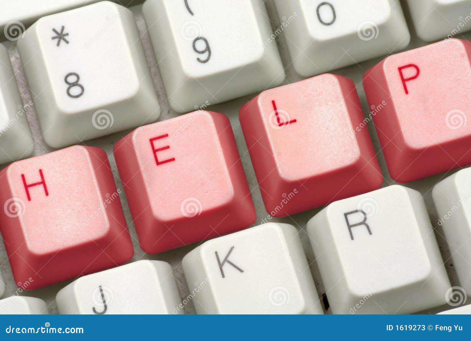 Help keys stock image. Image of keyboard, online, helping - 1619273