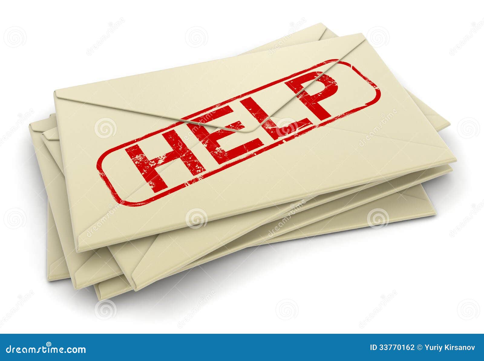 Help Letters (clipping Path Included) Stock Illustration - Illustration ...