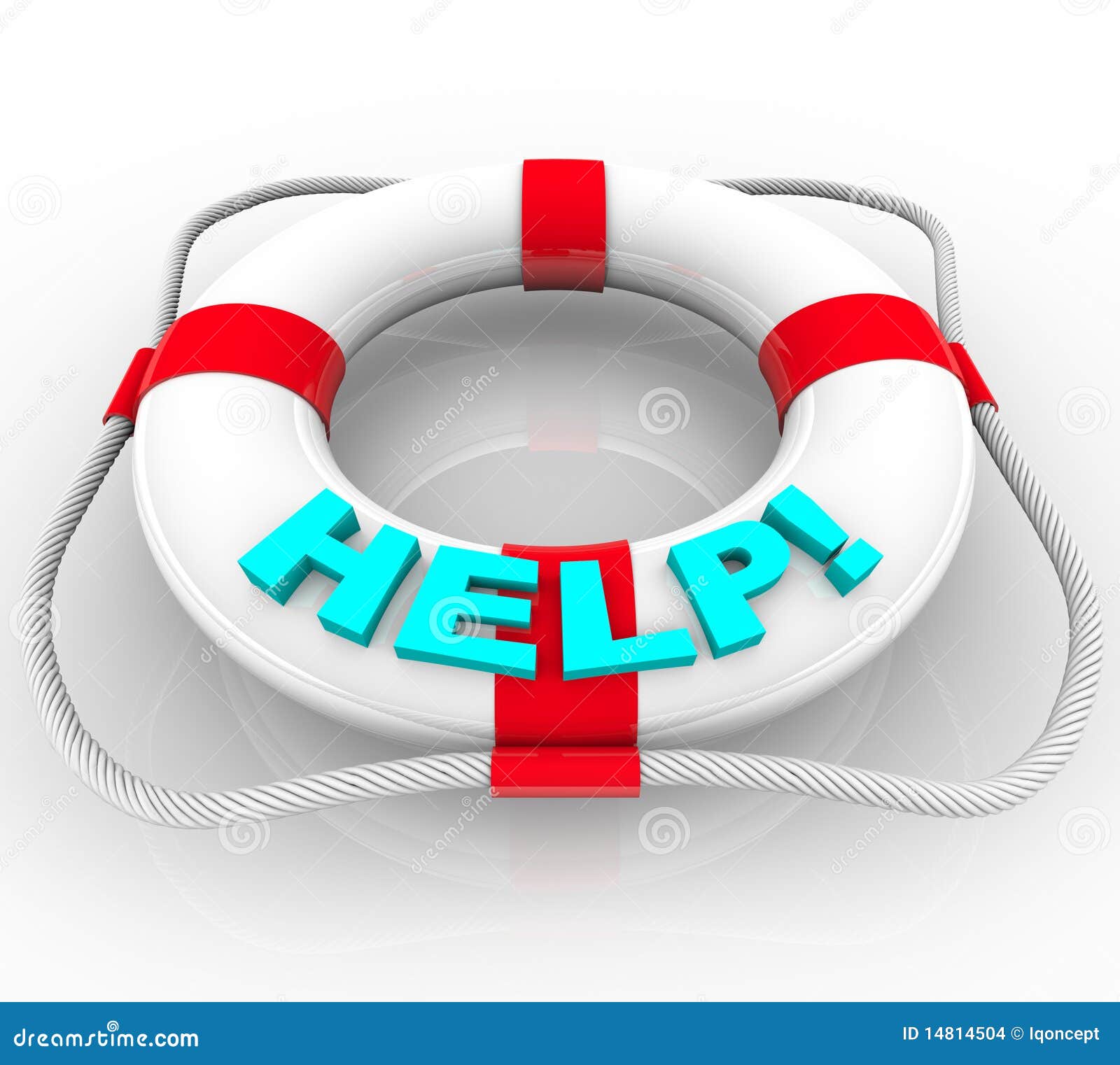 Help - Life Preserver stock illustration. Illustration of help - 14814504