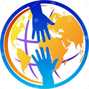 Help logo stock vector. Illustration of friendship, emblem - 44873616