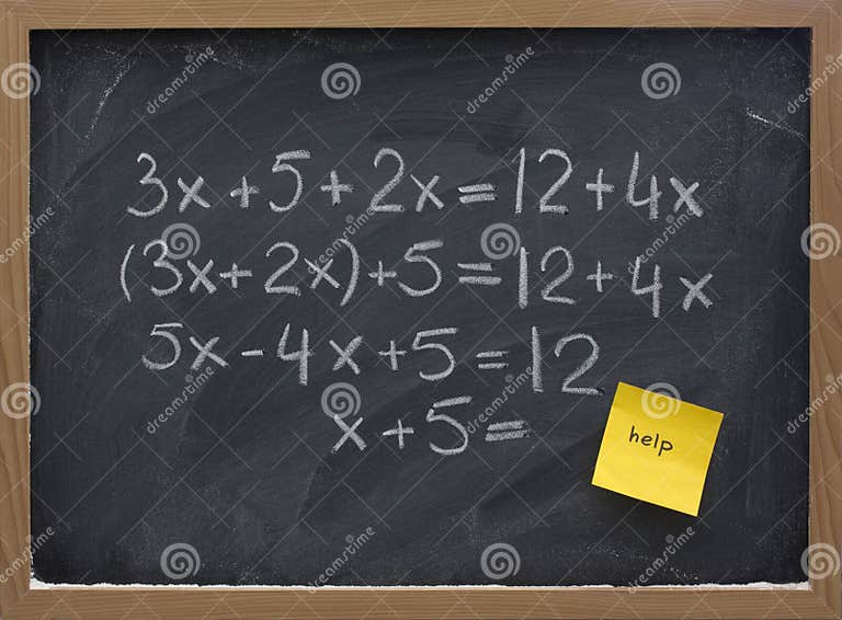 Help with math concept stock photo. Image of dust, mathematics - 8500236