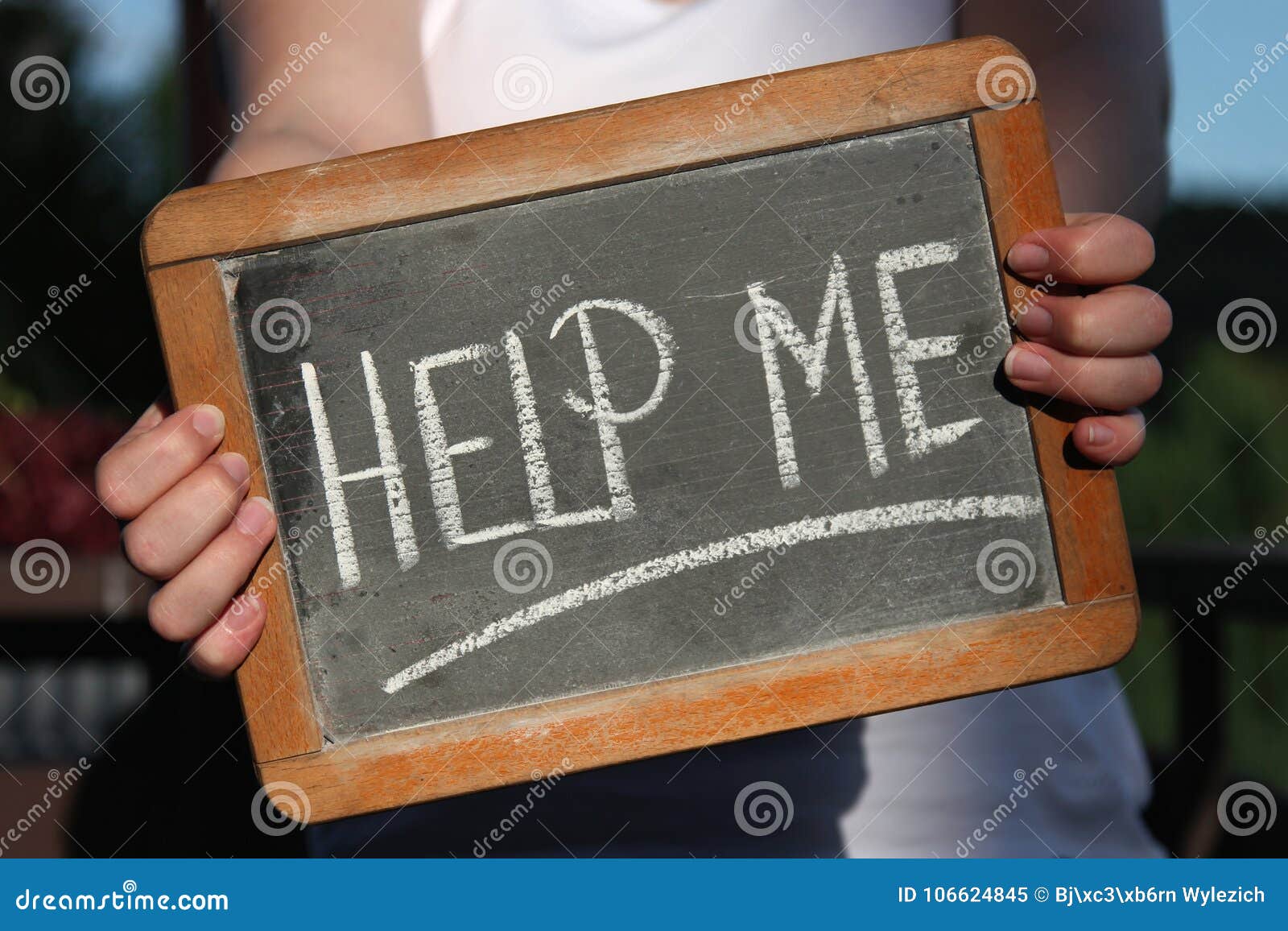 Help me stock afbeelding. Image of wijnoogst, ziek, afschaffing - 106624845