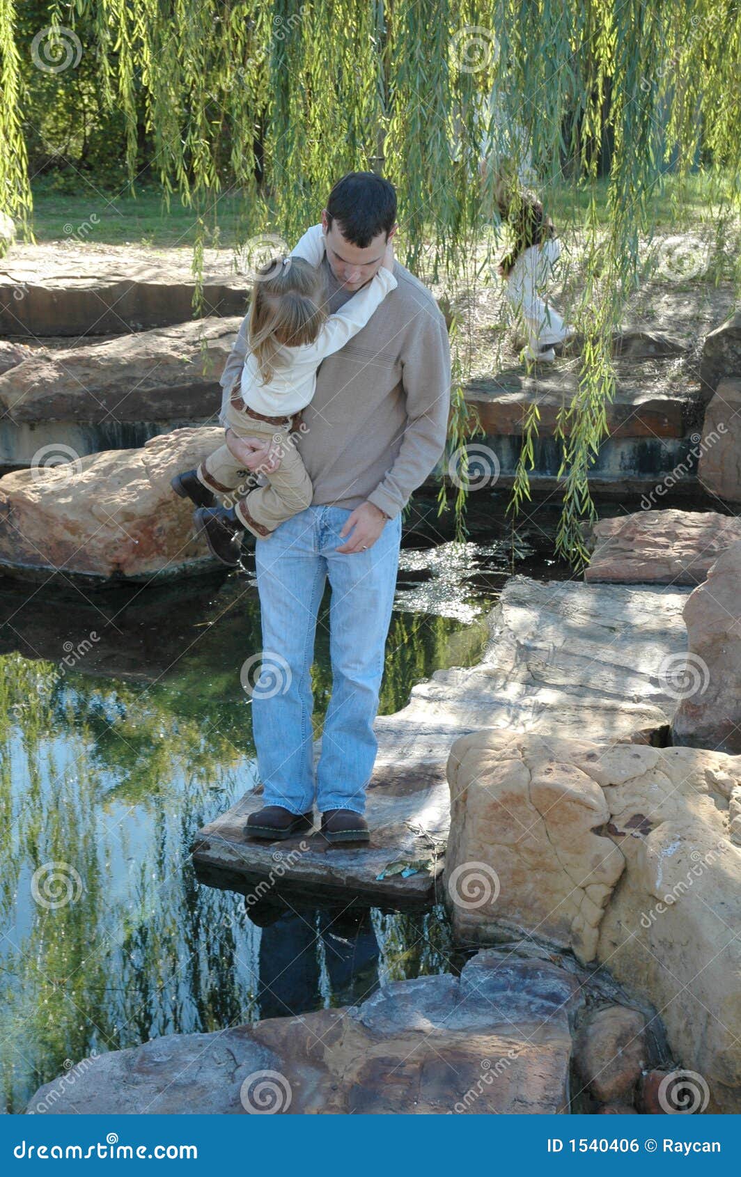 Help me Dad stock photo. Image of camping, boulders, composed - 1540406