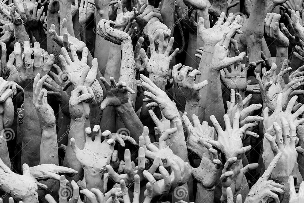 Help me please stock image. Image of evil, monster, hand - 38188649