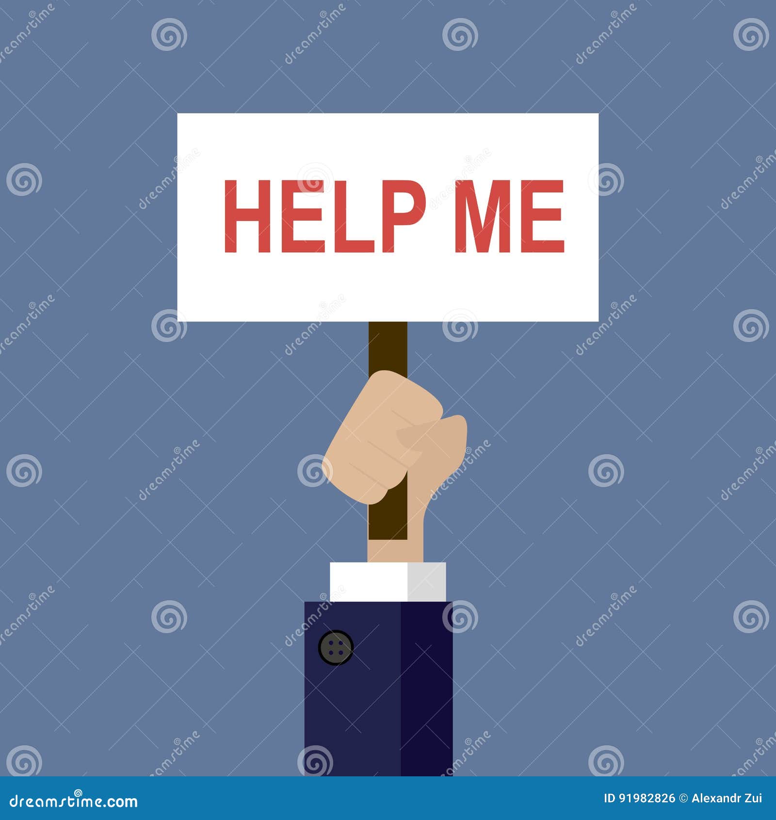 Help me poster stock vector. Illustration of poster, expressing - 91982826