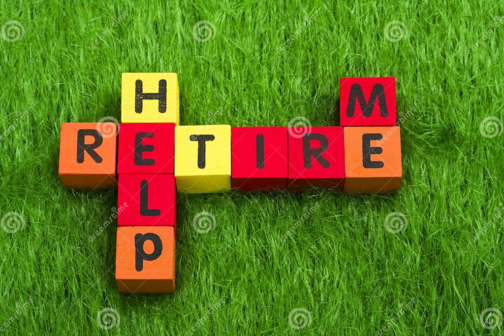 Help Me Retire stock photo. Image of retirement, alpha - 5297136