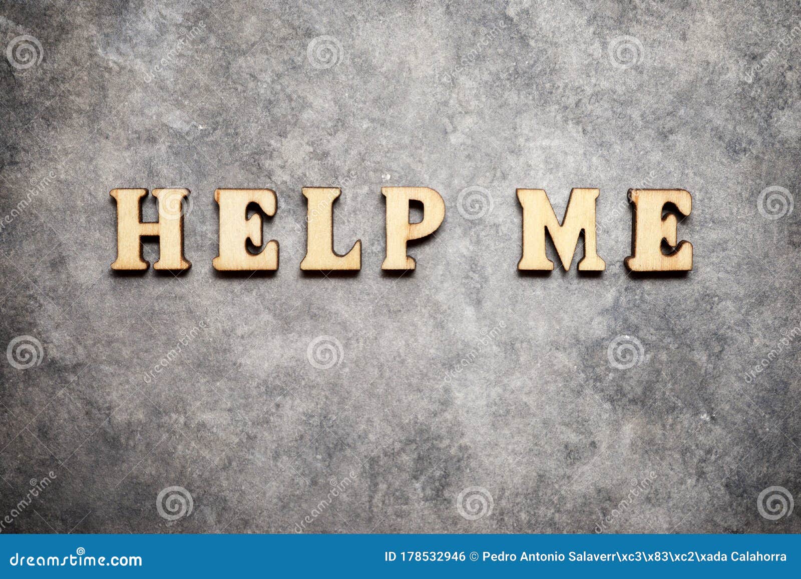 Help me text stock photo. Image of text, retro, communication - 178532946