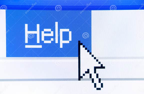 Help menu stock photo. Image of ecommerce, online, cursor - 6341846