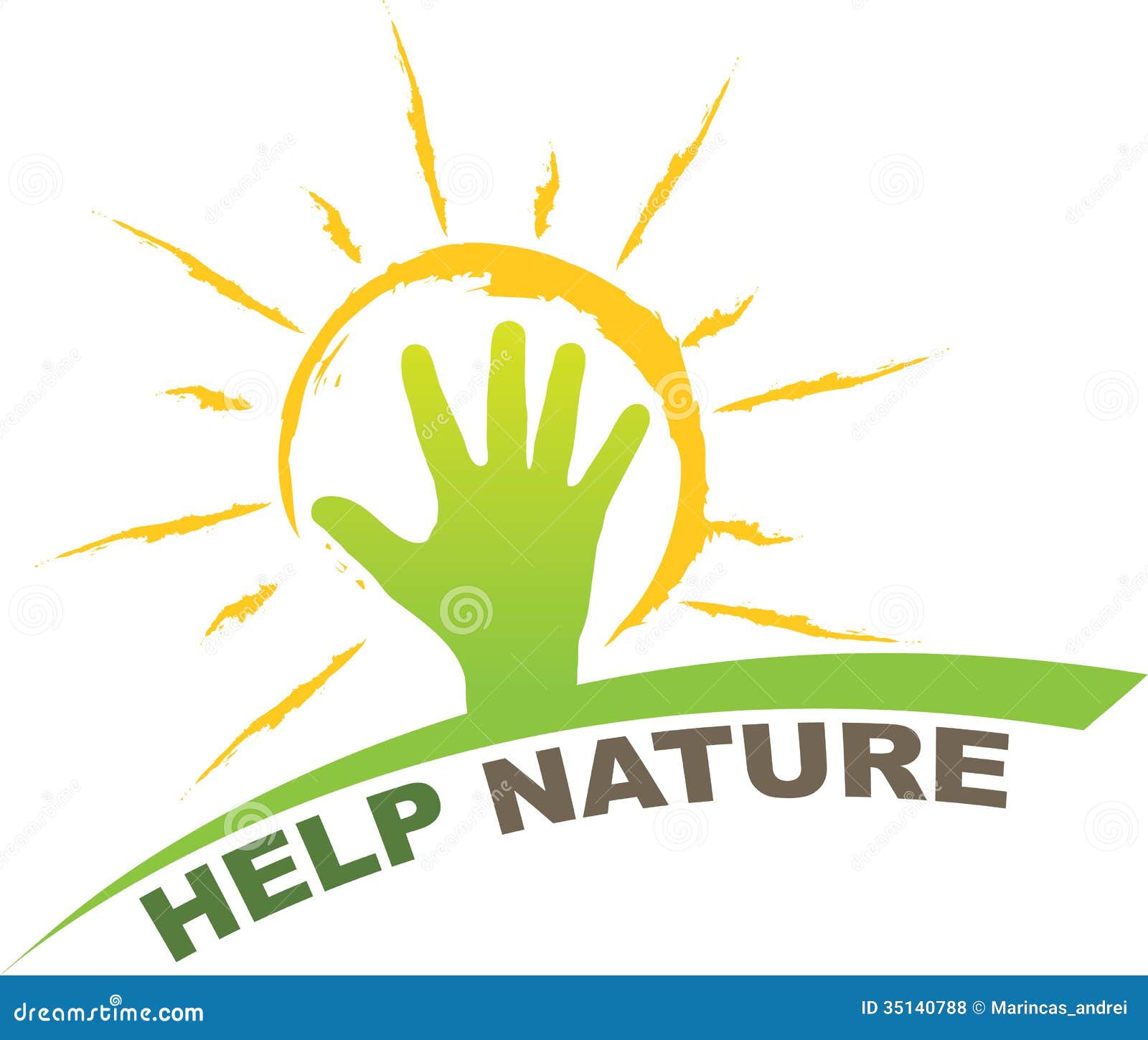 Help Nature Design Royalty Free Stock Photos - Image: 35140788