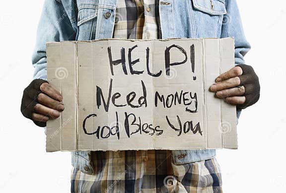 Help!Need money! stock photo. Image of isolated, adult - 17791906