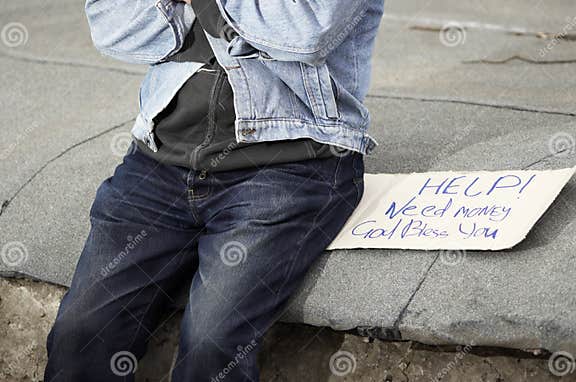 Help! Need money! stock image. Image of hands, social, poverty - 717013