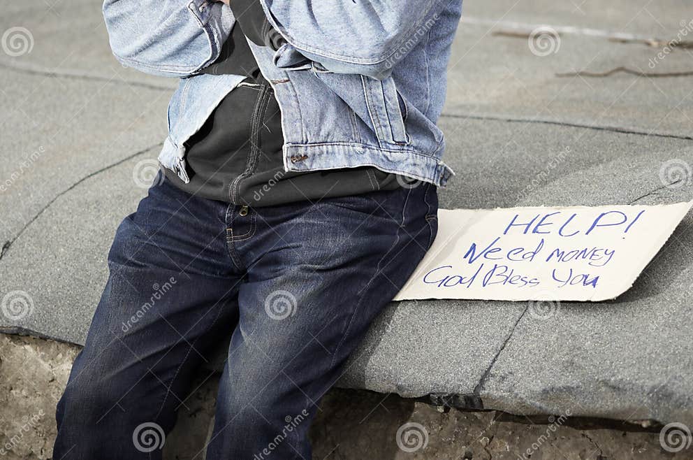 Help! Need money! stock image. Image of hands, social, poverty - 717013