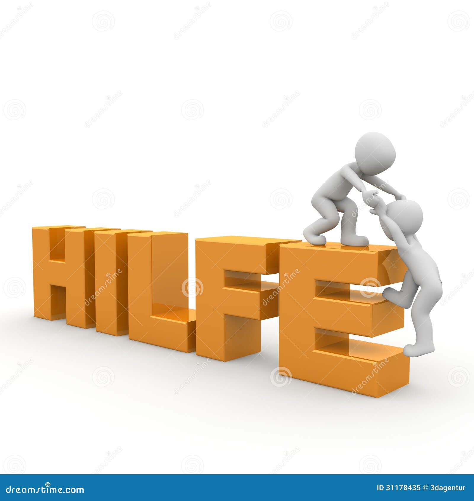 Help other stock illustration. Illustration of question - 31178435