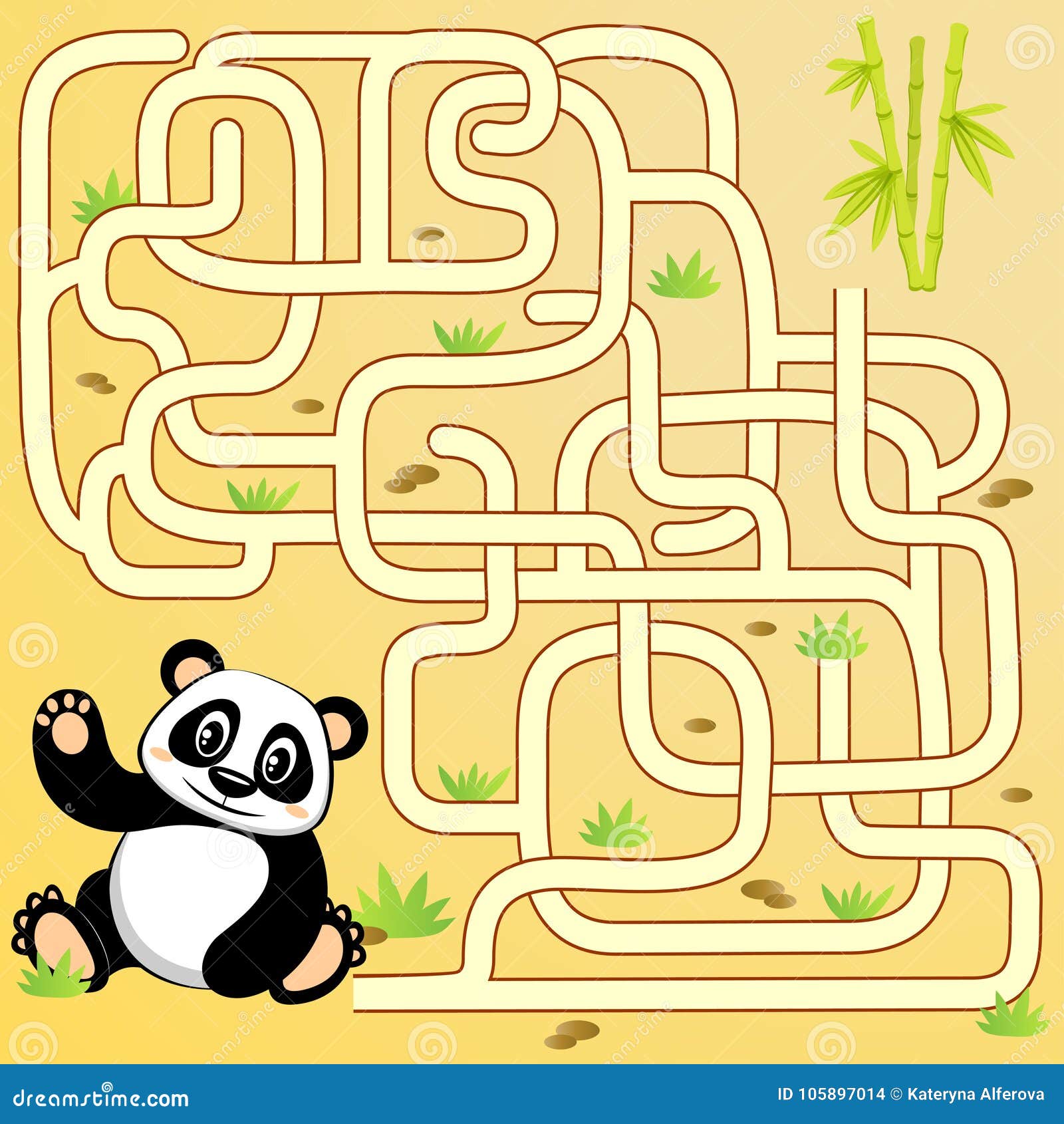 Help Bear Find Path To Honey. Labyrinth. Maze Game For Kids Vector ... Help Bear Find Path To Honey. Labyrinth. Maze Game For Kids Vector ...