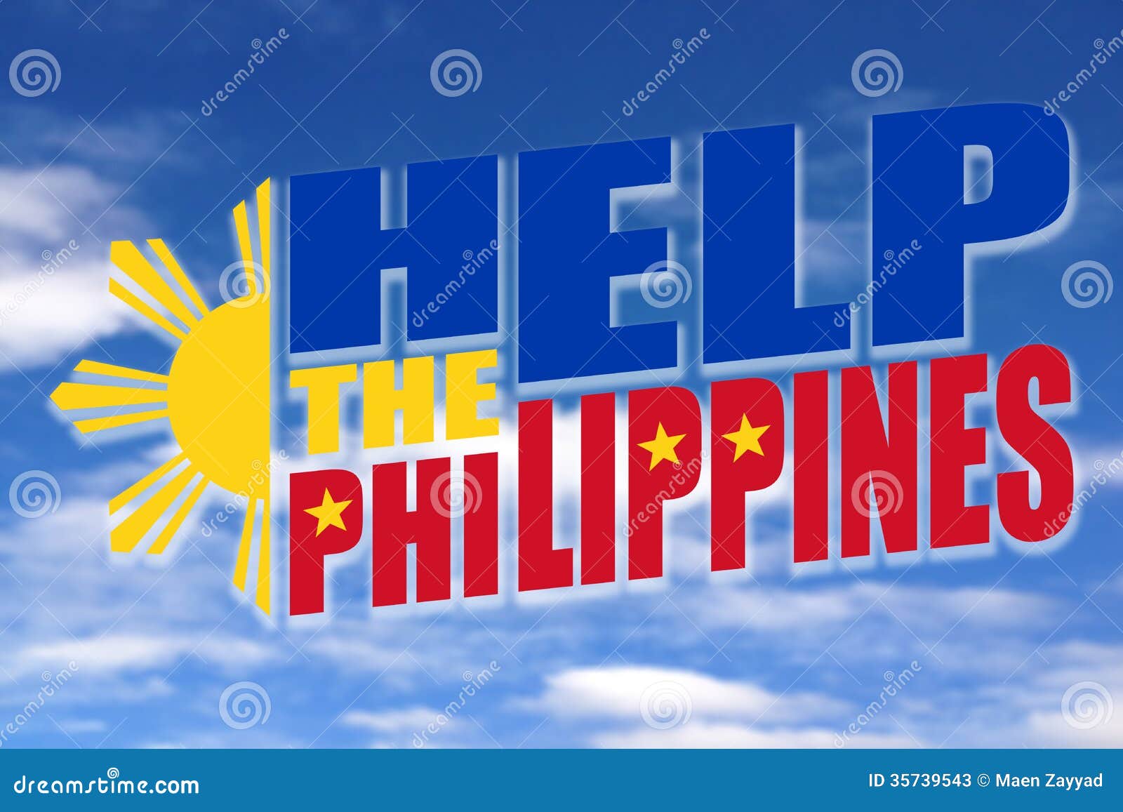 Help the Philippines stock illustration. Illustration of filipino ...
