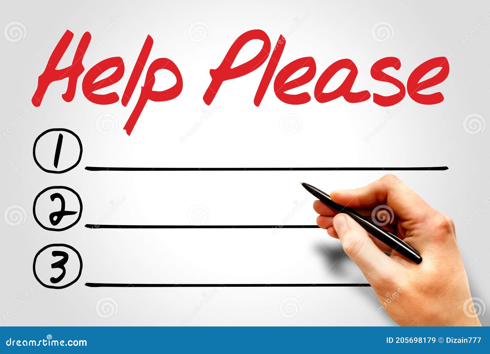 Help Please Word Cloud Collage, Concept Background Stock Image ...