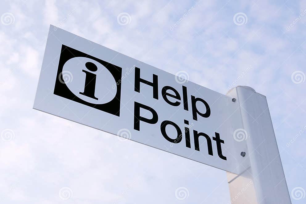 Help Point stock image. Image of copy, adviser, assistance - 25220663