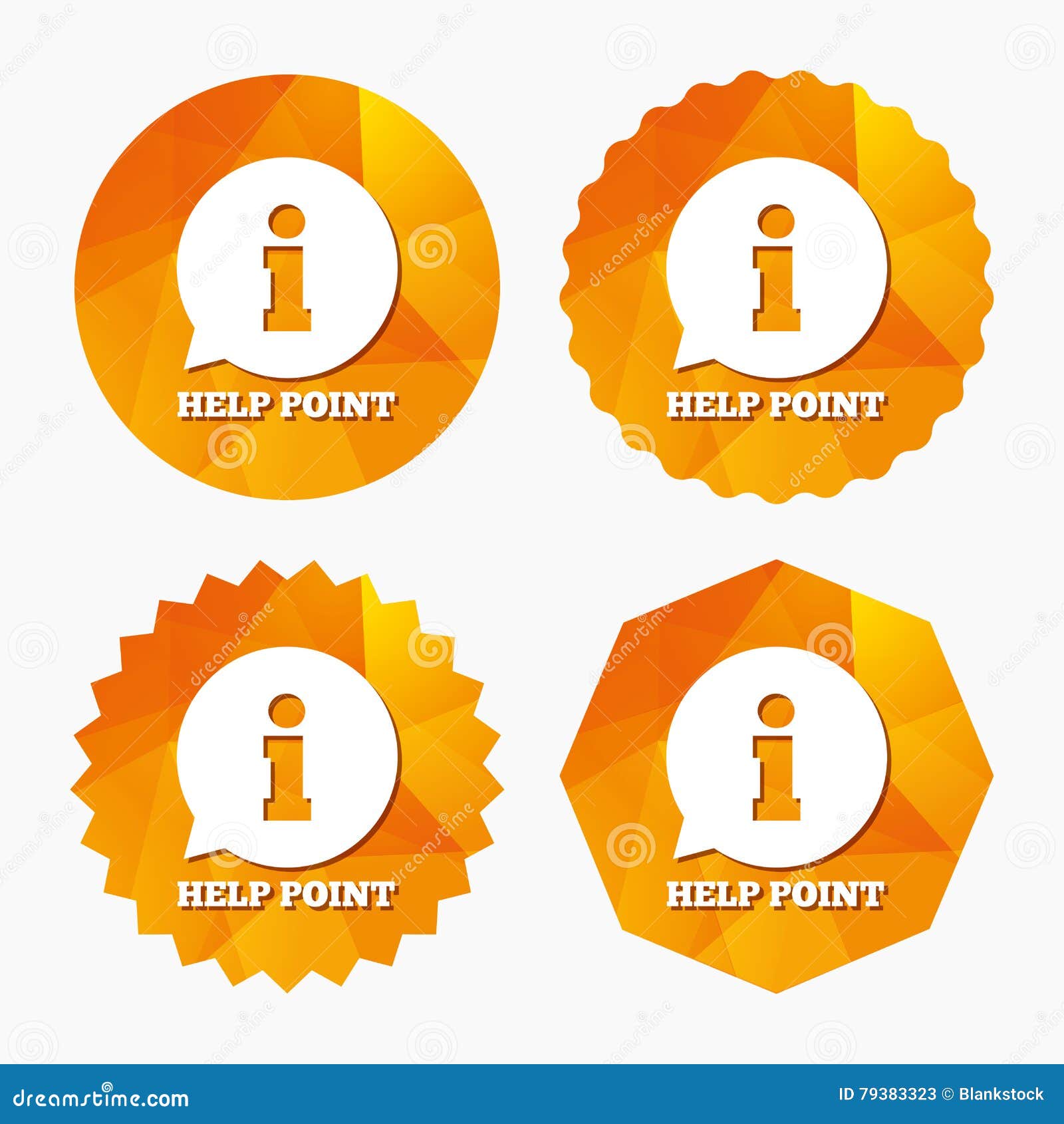 Help Point Sign Icon. Information Symbol Stock Vector - Illustration of ...