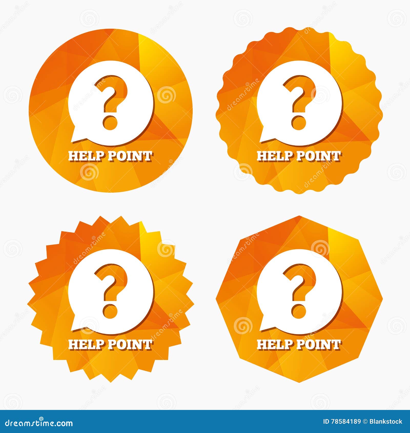 Help Point Sign Icon. Question Symbol Stock Vector - Illustration of ...
