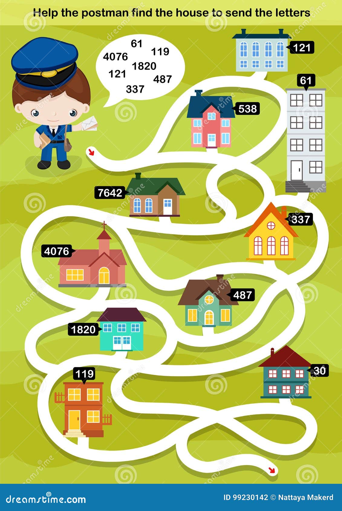 Help House Cartoon Vector | CartoonDealer.com #9212947