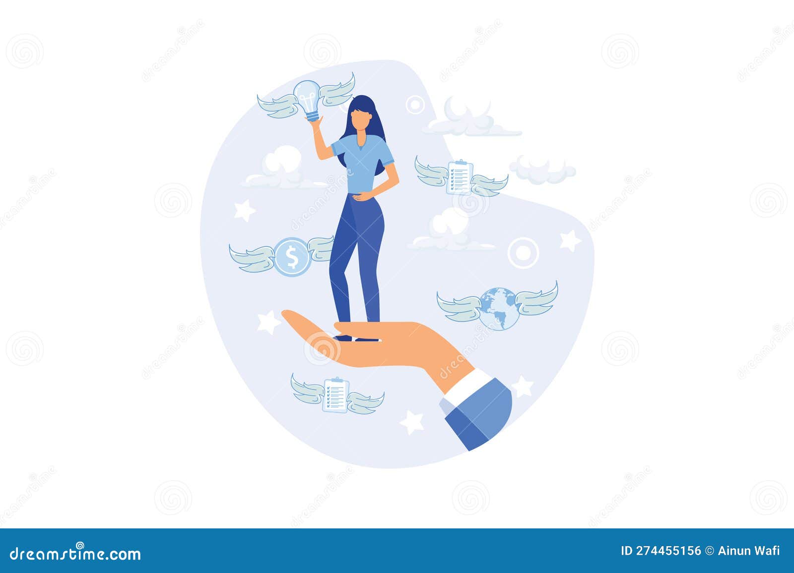 Help in Professional Development Stock Vector - Illustration of ...